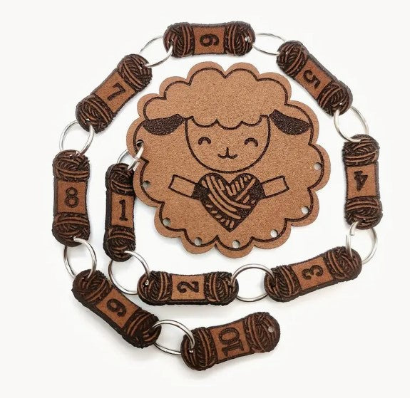 Row Counters - Counting Sheep in Chocolate – Hot Springs Fiber Co.