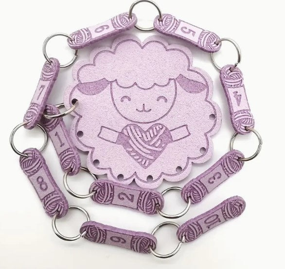 Row Counters - Counting Sheep in Purple – Hot Springs Fiber Co.