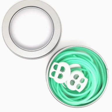 Purl Strings with String Stoppers - Neon Green – Hot Springs Fiber Co.